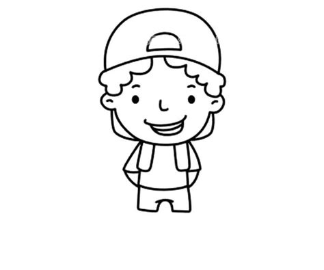 表弟怎么画简笔画 爸爸简笔画 大山谷图库