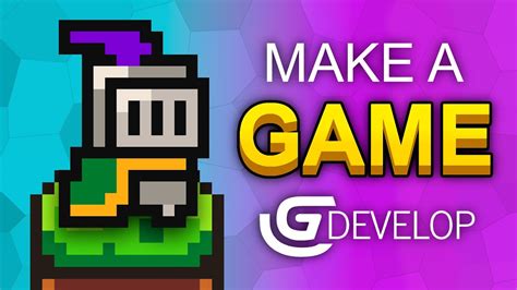 How To Make A Video Game Gdevelop Beginner Tutorial Youtube