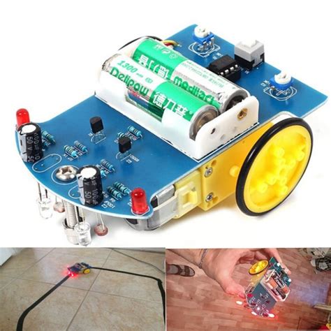 D2 1 DIY Kit Intelligent Tracking Line Smart Car Kit TT Motor Electronic DIY Kit Smart Patrol