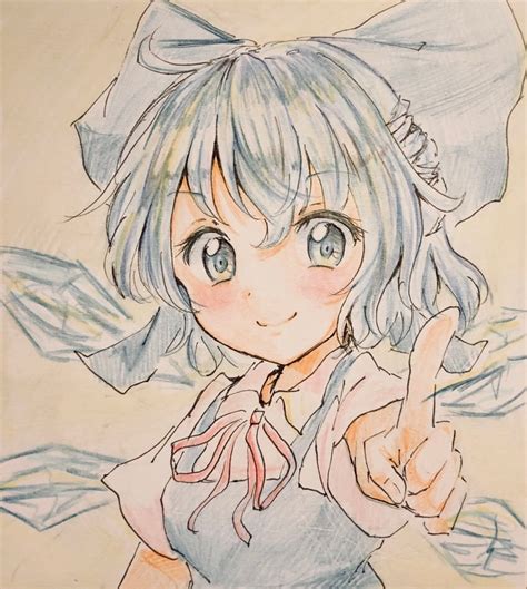 Cirno Touhou Drawn By Orya Danbooru