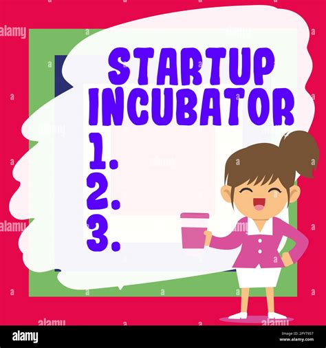 Conceptual Caption Startup Incubator Word Written On Concept That Can Be Used For Financial