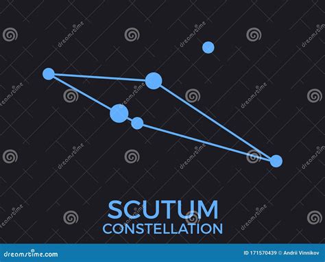Scutum Constellation Stars In The Night Sky Cluster Of Stars And Galaxies Constellation Of