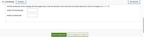 Solved Find The Dimensions Of The Rectangle With The Largest Chegg