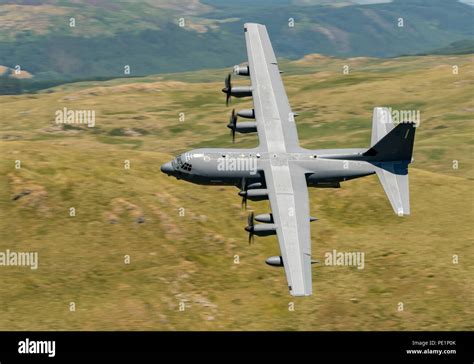 USAF MC 130J Commando II In The Mach Loop LFA7 Stock Photo Alamy