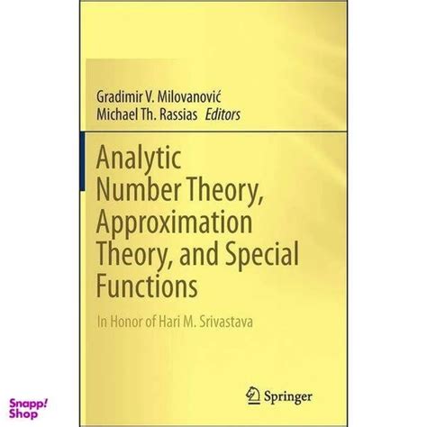 خرید و قیمت کتاب Analytic Number Theory Approximation Theory And