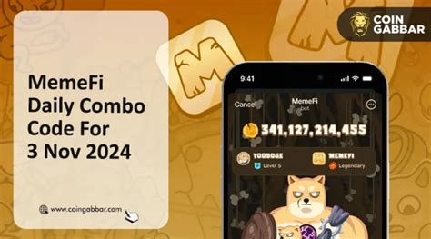 Memefi Daily Combo Code And Video For November 03 2024