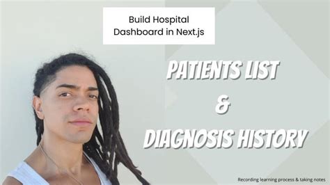 Hospital Admin Dashboard In Reactnextjs Patient List And Diagnosis