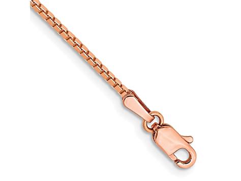14k Rose Gold 13mm Box Chain Vg386b Jtv