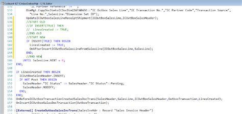 EventRequest CU427 Function CreateOutboxSalesDocTrans Issue