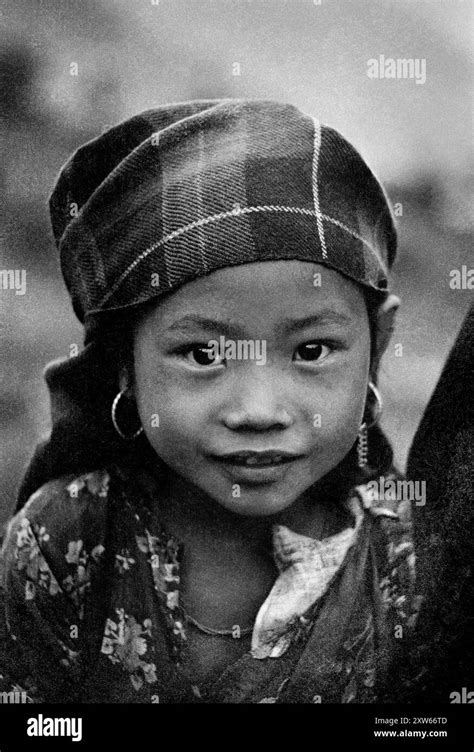 A Nepali Tribal Girl In The Middle Hills Of Nepal On The Bodha Himal