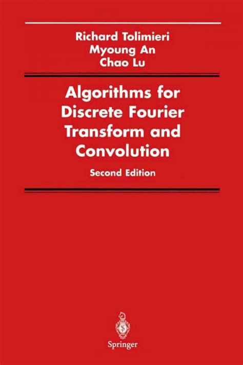 Pdf Algorithms For Discrete Fourier Transform And Convolution Signal