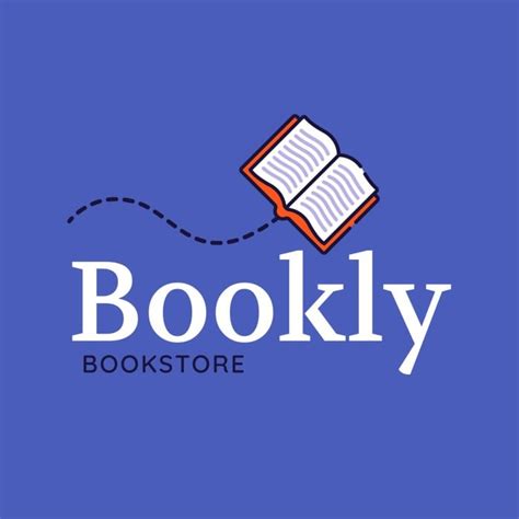 Personalize This Creative Linear Bookly Bookstore Logo Layout Online
