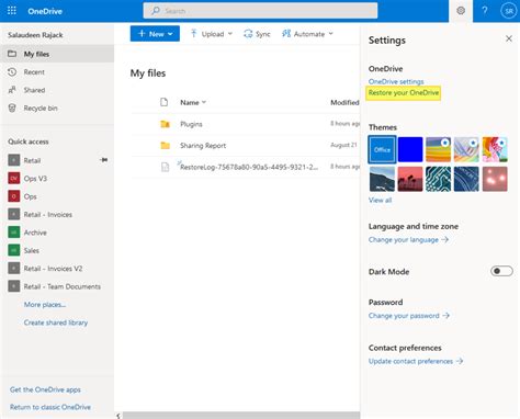 Onedrive For Business How To Restore Deleted Files Or Folders Sharepoint Diary