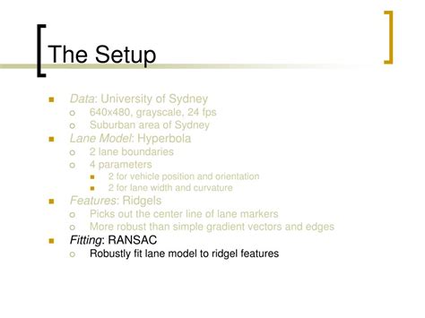 ppt robust lane detection and tracking powerpoint presentation free
