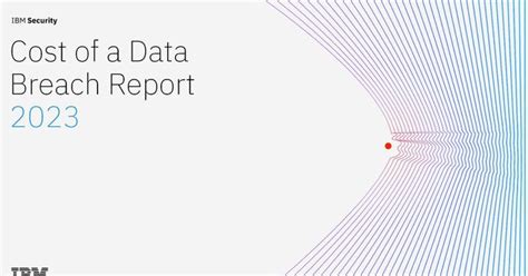 Ibm 기업 데이터 유출 비용 사상 최고치 갱신