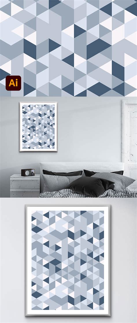 Geometric Triangle Pattern