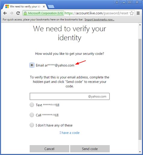 Reset Forgotten Microsoft Account Password For Windows