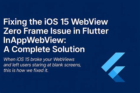 Everything About Webview In Flutter By Marvel Apps Medium