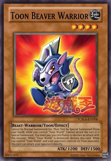 Toon Beaver Warrior Cardcustom Yu Gi Oh Custom Think Tank Wiki Fandom