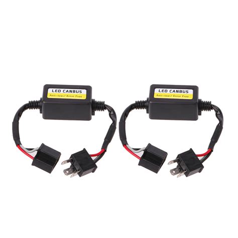 Huhudde 2pcs Led Bulb Decoder Resistor Canbus Error Canceller For Car Fog Lamp Ligh