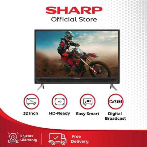 Promo Tv Led Sharp Inch Digital Smart Tv Full Hd Upscaling Garansi Resmi Diskon Di Seller