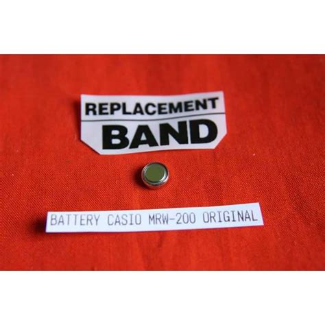 Jual BATTERY BATERAI BATREI JAM TANGAN CASIO MRW ORIGINAL Shopee Indonesia