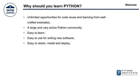 Python Pcep Welcome Opening Pptx