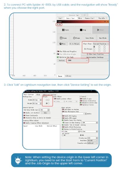 A1 LightBurn Setting Tyvok Wiki