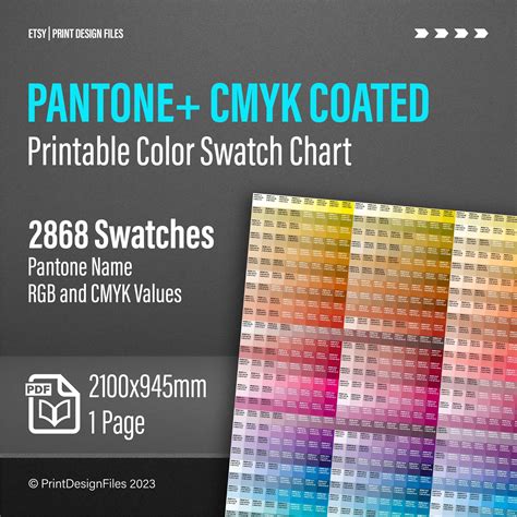 Cmyk Color Chart With Names