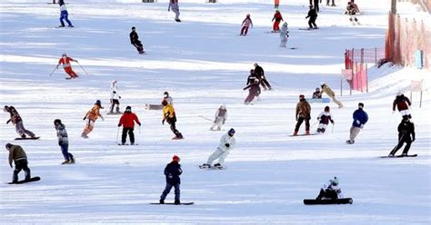 사진 스키의 계절 오늘도 반짝 한파