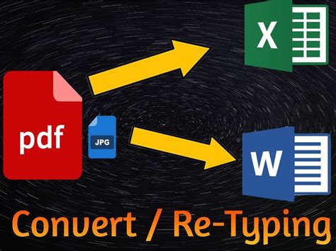 PDF Image Screenshot Non Editable File Converted In Word Excel Within