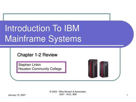 PPT Introduction To IBM Mainframe Systems PowerPoint Presentation Free Download ID