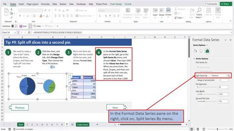 Ten Tips For Excel Charts Tip 9 Split Off Slices Into A Second