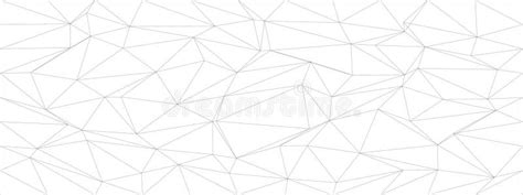 Geometric Abstract Background With Chaotic Lines And Triangular