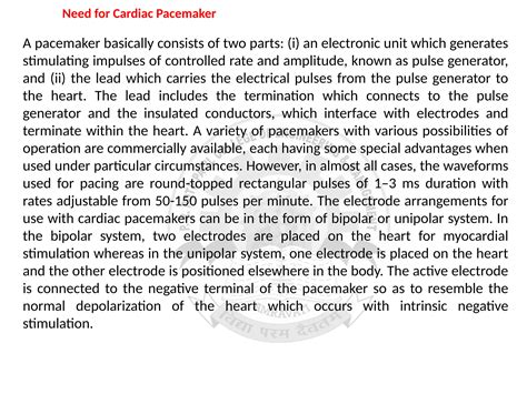 Unit 6 Pacemaker Ppt All Pace Maker Introduction In The Ppt Pptx