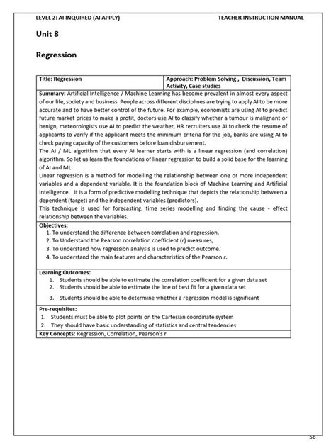1 Pdf Regression Analysis Linear Regression