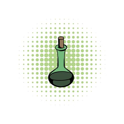 Flask With Magic Liquid Comics 14165217 Vector Art At Vecteezy
