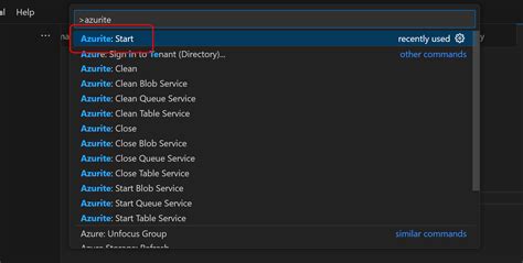 Using Azurite For Azure Function App Storage Emulation