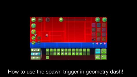 Geometry Dash Tutorial Spawn Trigger YouTube