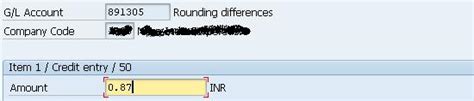 Round Off Difference Sap Community