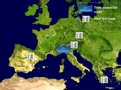 General Overview Of The Geographic Location Of Time Aware Sdi Node And