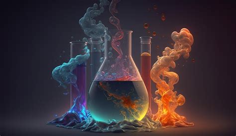 Chemistry And Chemical Reactions Ai Generate Premium Ai Generated Image