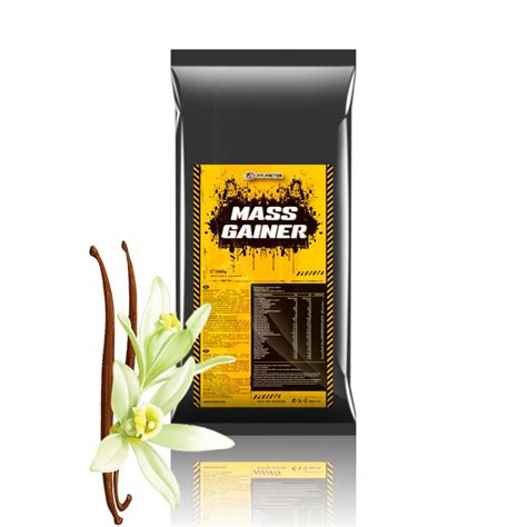 За качване на килограми и мускулна маса Фит Фактор гейнер Mass Gainer 1000гр