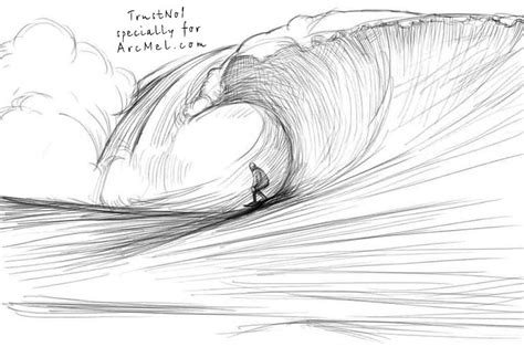 Crashing Waves Drawing At PaintingValley Com Explore Collection Of Crashing Waves Drawing