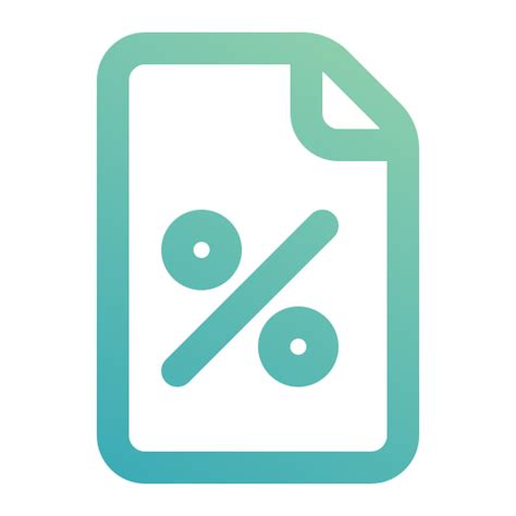 Tax Generic Gradient Outline Icon Tax Generic Gradient Outline Icon