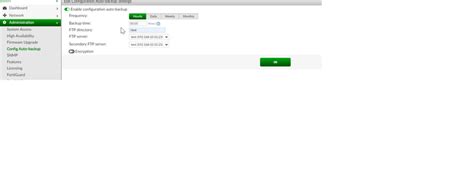 technical tip auto backup config of fortiauthenti fortinet community