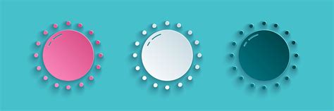 파란색 배경에 격리된 용지 컷 선 아이콘입니다 여름 기호 화창한 날 종이 아트 스타일 벡터 일러스트레이션 3차원 형태에 대한 스톡 벡터 아트 및 기타 이미지 Istock