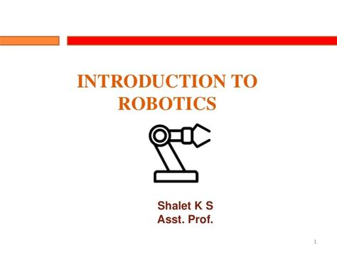 Introduction To Robotics