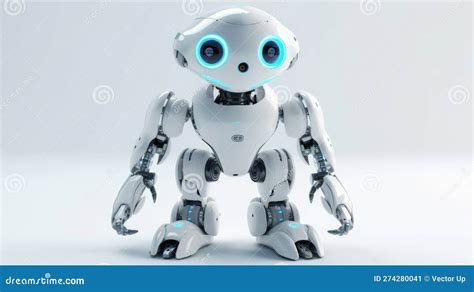 White Robot Chat Bot Artificial Intelligence Generative Ai Stock