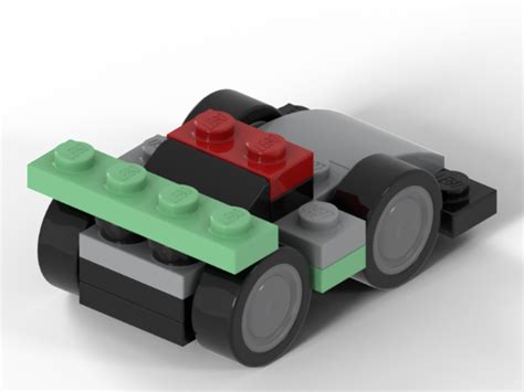 Lego Moc Smallest Drivable Formula 1 Car Mercedes 2024 With Rubber